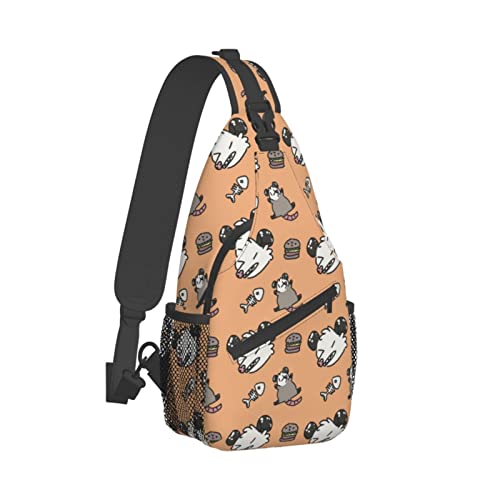Opossum Pattern Outdoor Hiking Backpack :>> Suitable For Men And Women Riding Strong And Sturdy High Storage Capacity Daily Travel