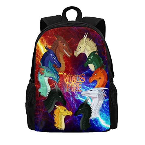 LONGREN Wings-of Fire Backpack schoolbag Bookbag 17 Inch travel Laptop Backpack.