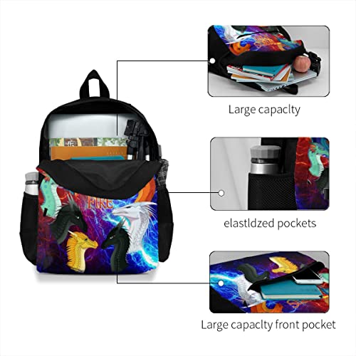 LONGREN Wings-of Fire Backpack schoolbag Bookbag 17 Inch travel Laptop Backpack.