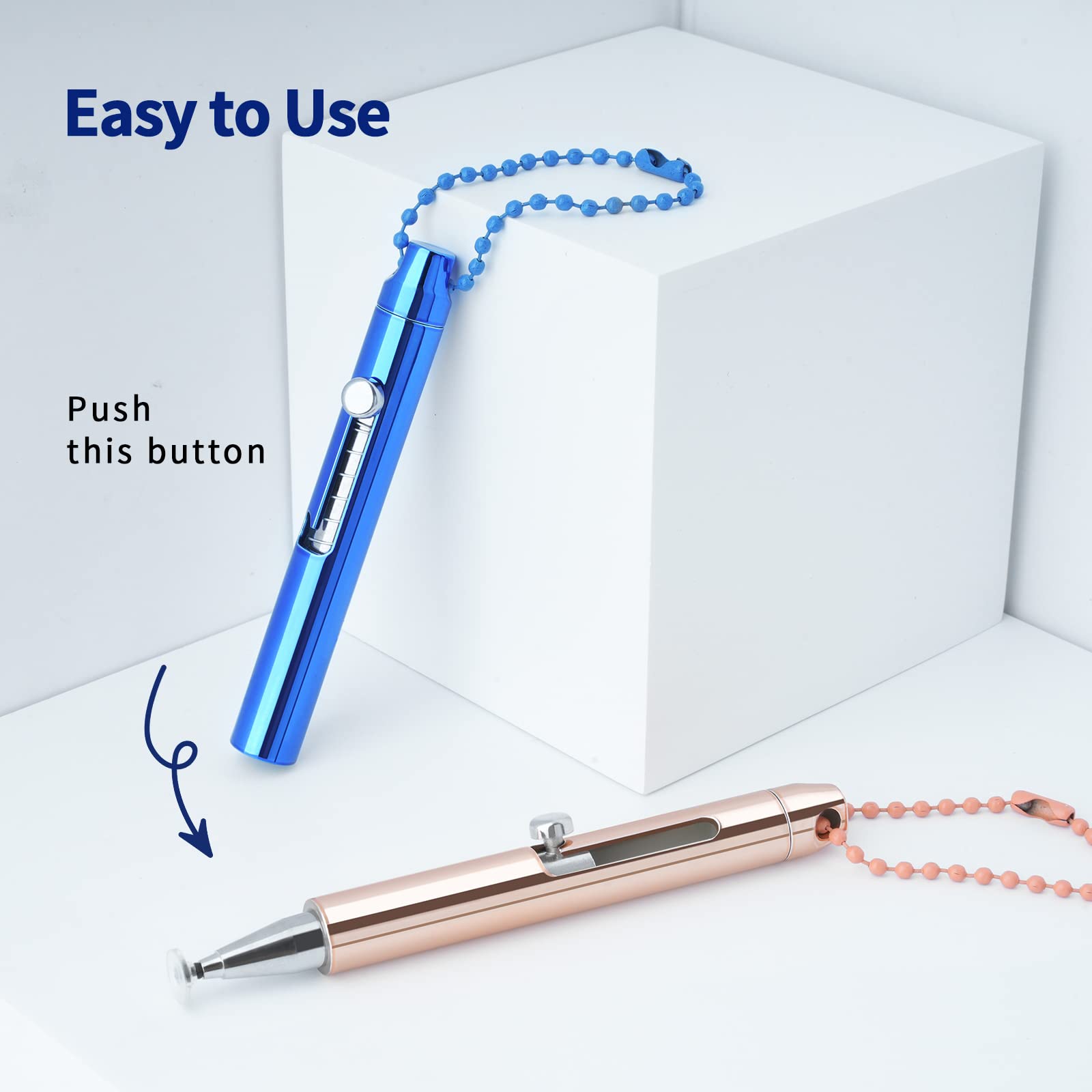 Stylus Pens for Touch Screens, Abiarst Portable High Precision Capacitive Stylus for iPad iPhone Samsung Galaxy All Universal Touch Screen Devices (5-Pack(Black/White/Blue/Silver/Rose Gold))