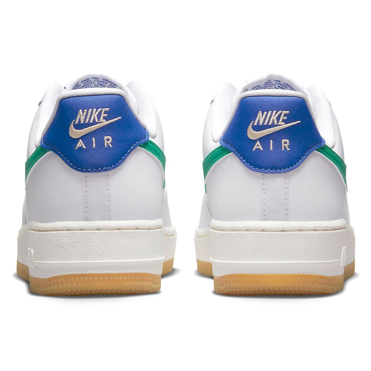 NIKE Women's Basketball Shoes, White Stadium Green Game Royal, 9.5