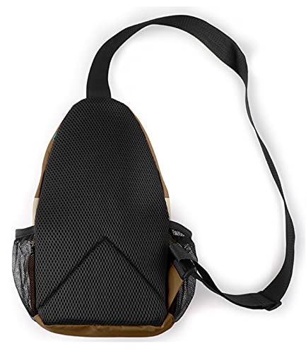 HANDAFA American Indian Single Shoulder Bag Native American Sling Backpack Fashion Daypack(Color02)