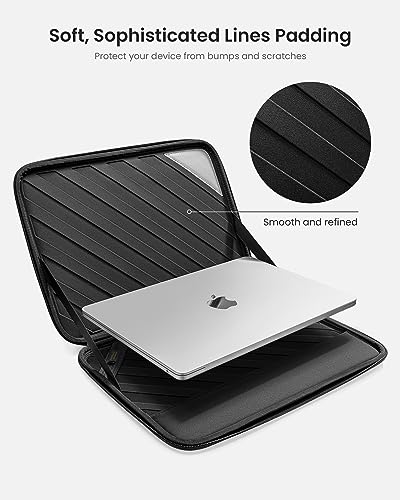 Tomtoc Laptop Case, Portable Electronic Device Cover, Protective Case for 14-Inch MacBook Pro and MacBook Air with Hard Shell, Ultra-Slim and Easy to Carry