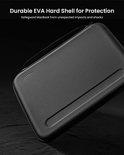 Tomtoc Laptop Case, Portable Electronic Device Cover, Protective Case for 14-Inch MacBook Pro and MacBook Air with Hard Shell, Ultra-Slim and Easy to Carry