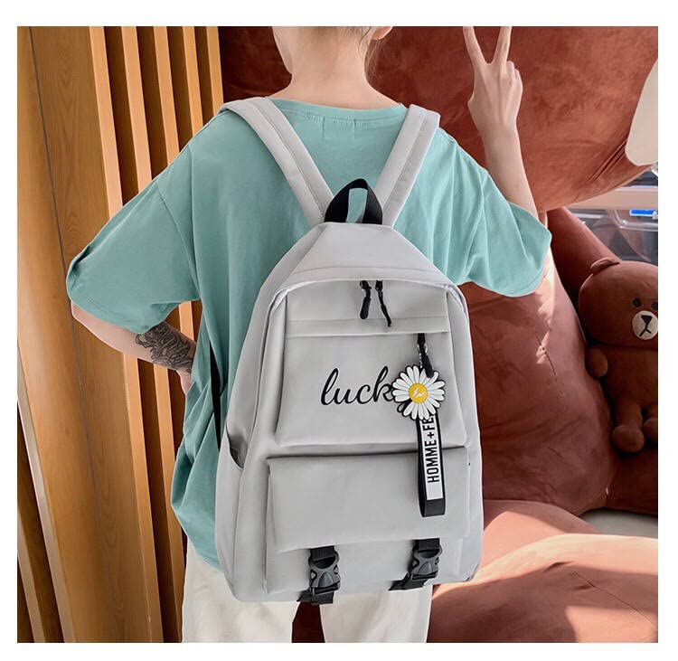 4-piece backpack set and lunch box .
