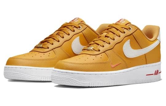 NIKE Women's Air Force 1 '07 Special Edition - Size 8 US - Yellow Ochre, Yellow Ochre/Sail White