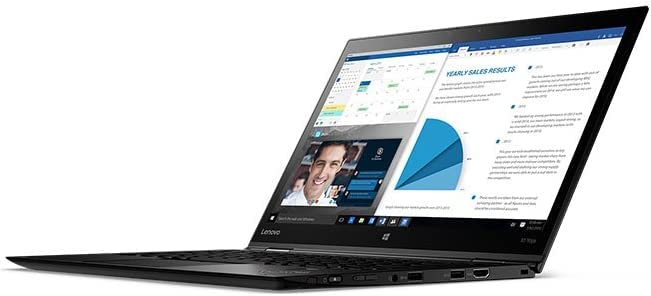 Lenovo ThinkPad X1 Yoga G1 Laptop, 14'' 2-in-1 Convertible FHD Laptop, Intel Core i7-6600U 2.6GHz, 8GB DDR4 RAM, 256GB SSD, Thunderbolt 3 USB-C, Webcam, Windows 10 Pro (Renewed)
