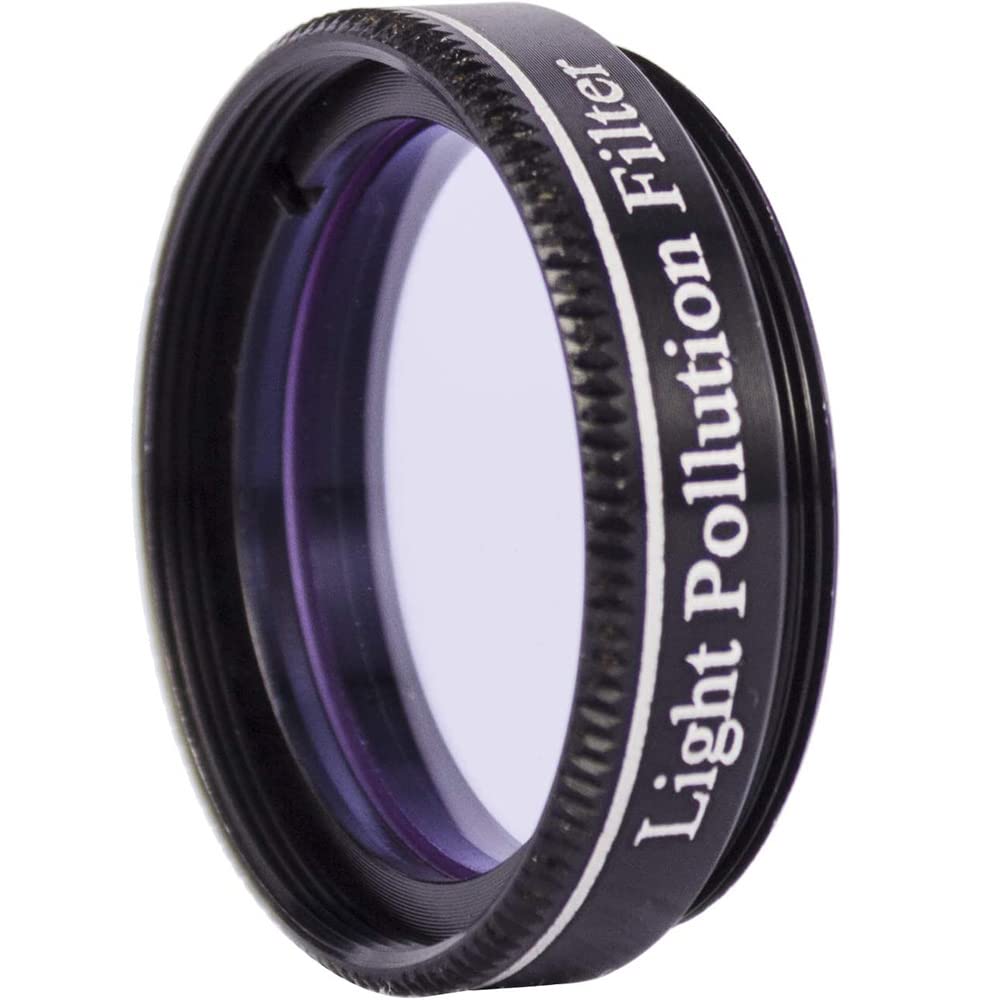 SOLOMARK 1.25" Light Pollution Filter for Telescopes, Optical Glass Reduction for Night Sky/Star