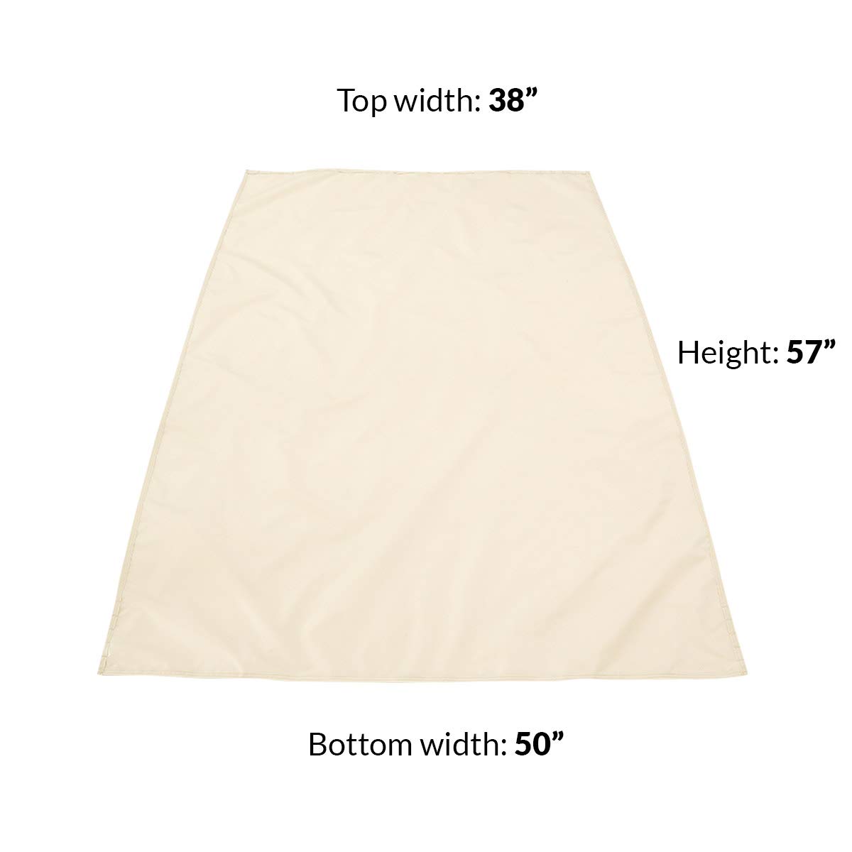 Alvantor Pop Up Bubble Tent - 15’ x 15’ Instant Igloo Tent - 12-15 Person Screen House for Patios - Large Oversize Weather Proof Pod - Cold Protection Camping Tent - Beige