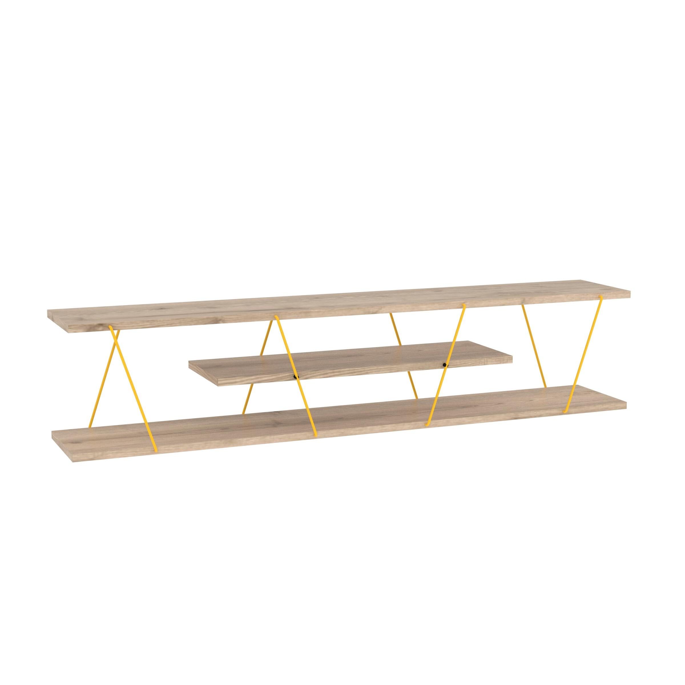 Overstock SavaHome Tristana TV Unit Oak