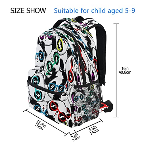 Kids School Backpack Panda Bookbag for 1st 2nd 3rd 4th Grade