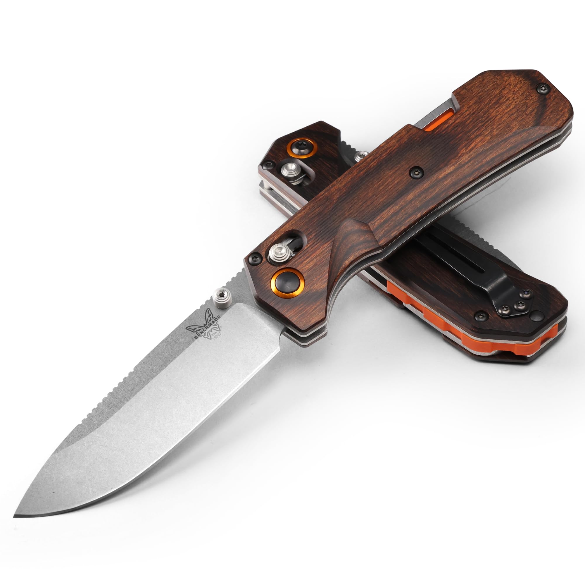 Benchmade - Grizzly Creek 15062 EDC Knife with Wood Handle (15062)
