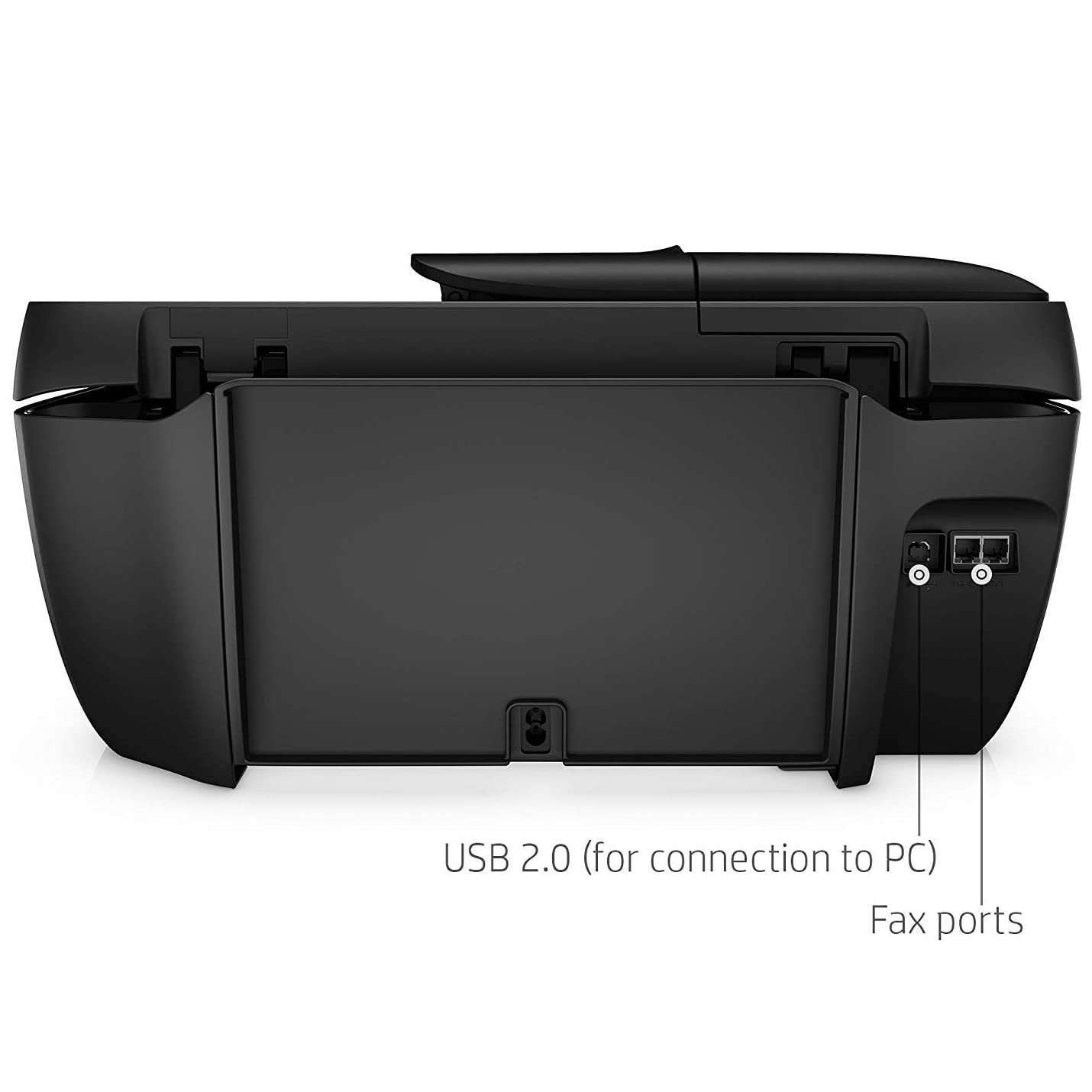 HP OfficeJet 3830 All-in-One Wireless Color Inkjet Printer - Print Scan Copy Fax - 2.2" Touchscreen, 20 ppm, 4800 x 1200 dpi, 35-Sheet ADF, Manual Duplex Printing, 4 x 6 Photo, Tillsiy