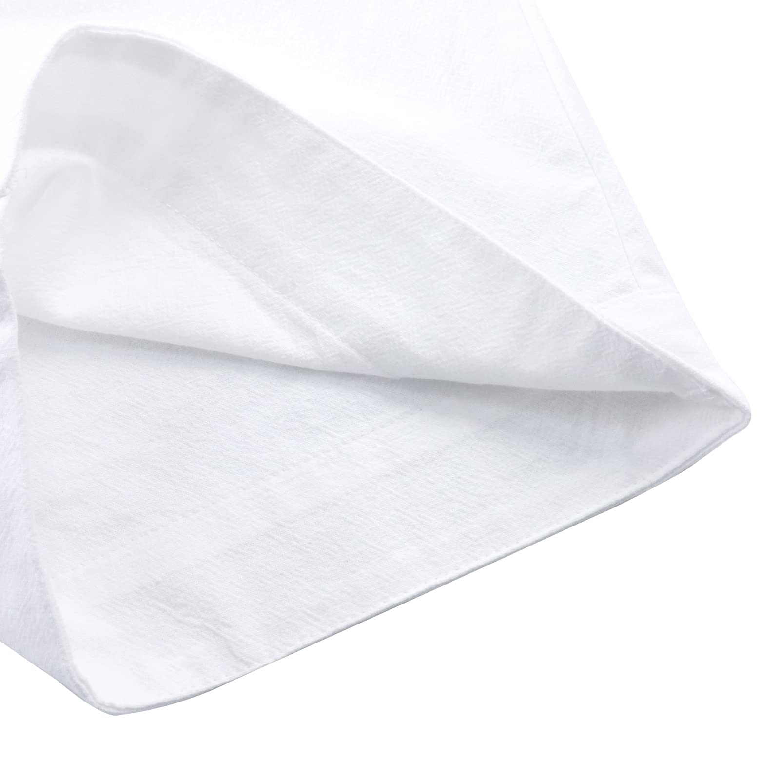 LVCBL Men's Linen Shorts Drawstring Waistband Lounge Shorts White XL