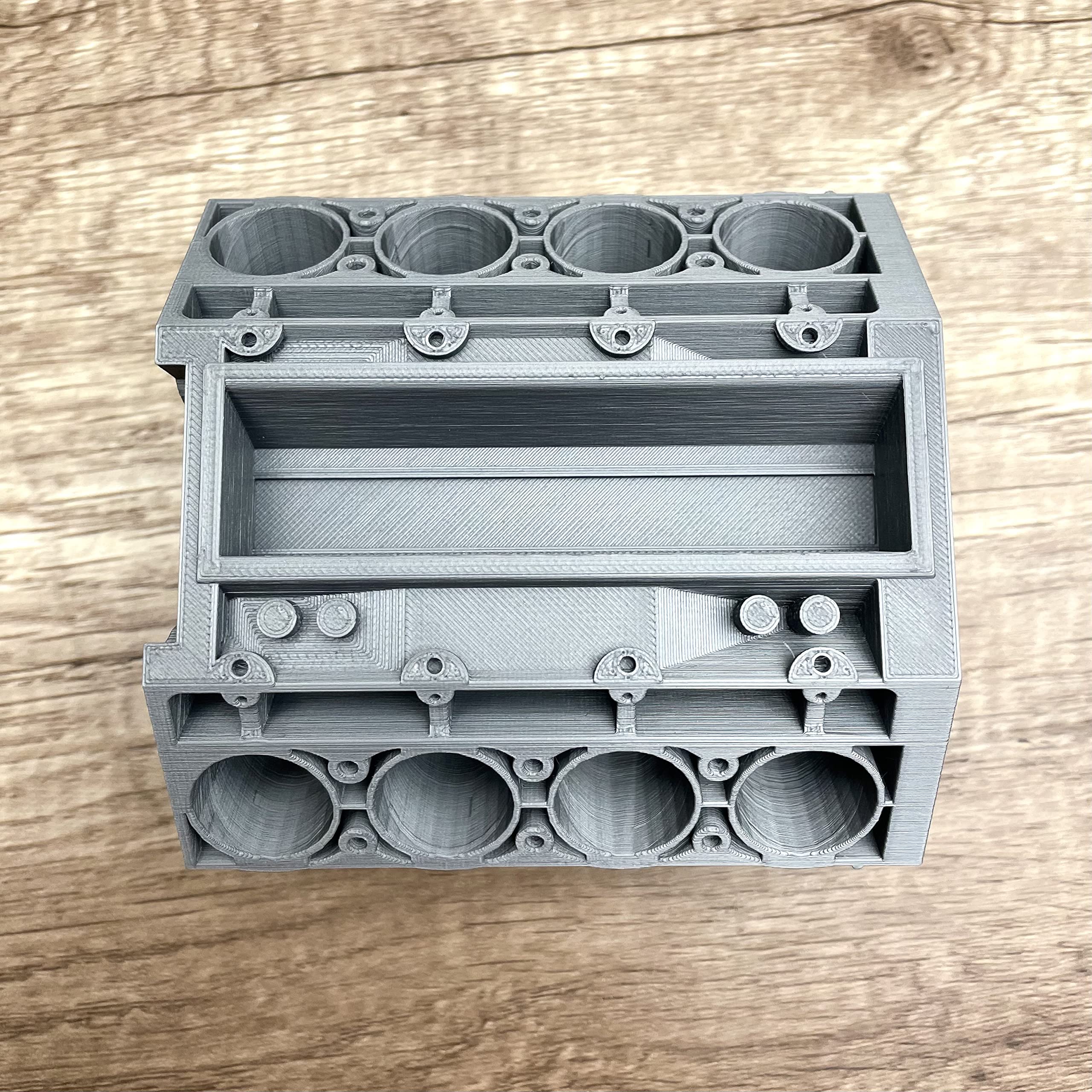 Sands3D V8 Engine Block Business Card Holder Organizer, Car Stuff, Car Accessories For Men, Business Card Holder Desk, Mini V8 Engine, V8 Engine Model Kit, Car Engine, Mini Engine Kit