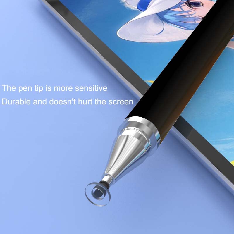 Capacitive Stylus Pens for Touch Screens-2 in 1 Stylists Pens，Universal Touch Screens Stylus Pen for iPad iPhone Tablets Samsung Galaxy All Universal Touch Screen Devices(2 Pack)