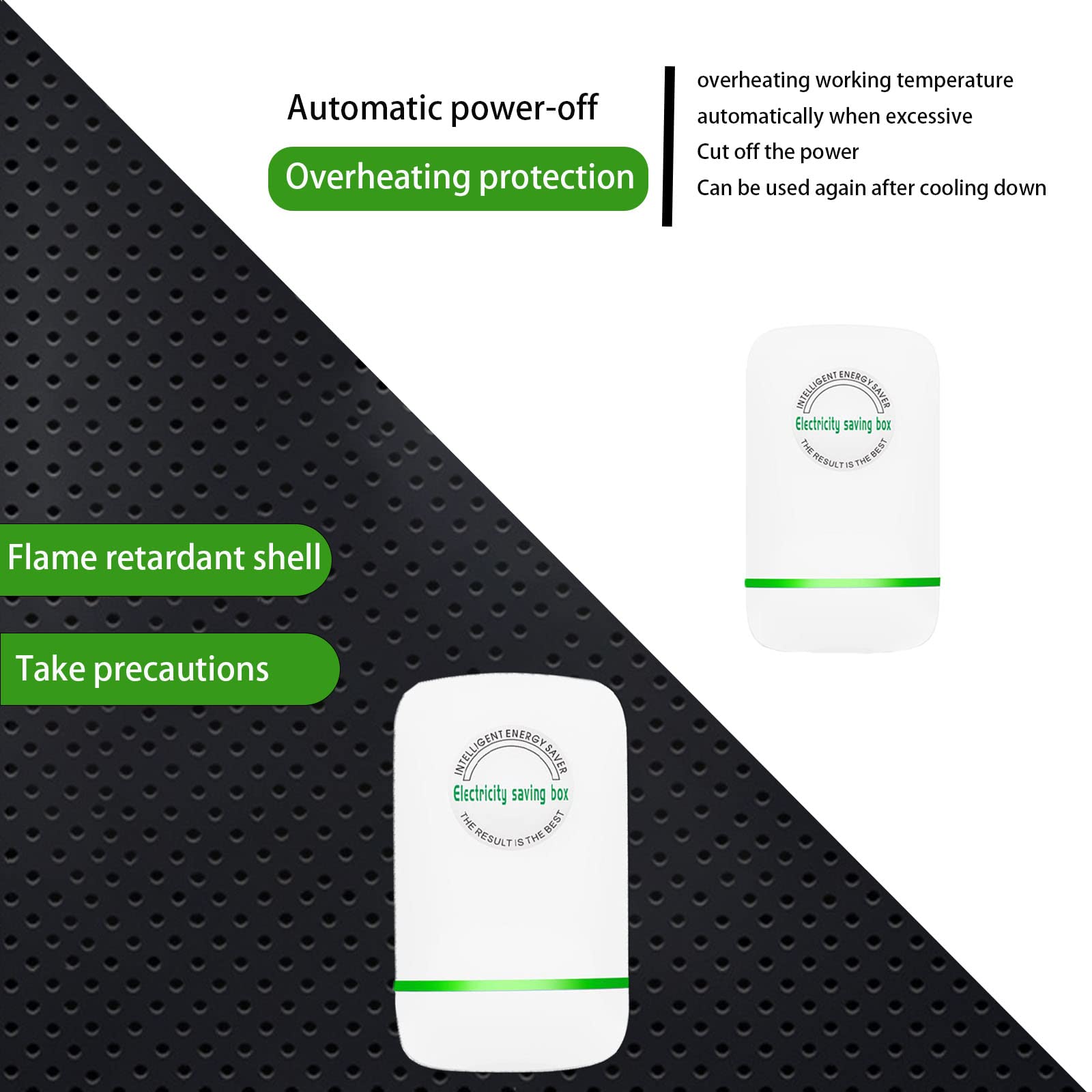 Pro Power Saver, 2024 New Upgrade Energy Saving Device, Power Saver Energy Saving Device for Home Office Market US Plug 90V-250V 30KW (2PCS)