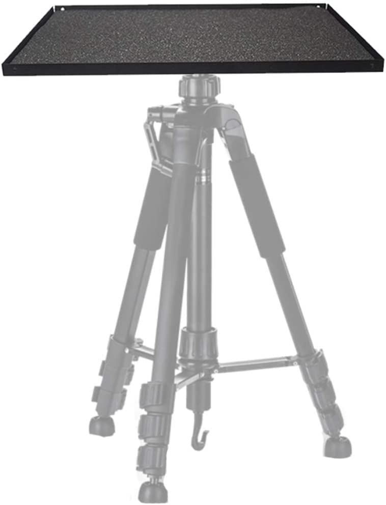 Coret Projector Tray, Laptop Tray Platform Holder Pallet for 3/8" or 1/4" Screw Tripod Stand Mount Widely Use in Classrooms, Meeting Rooms,Stage,Studio, Outdoor (9 x 13 inch)