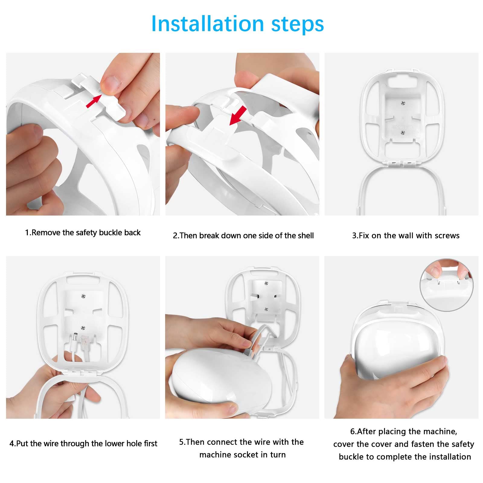 OkeMeeo Wall Mount for Nest WiFi Pro - 6E - Ceiling Mount for Google Nest Pro 6E Home WiFi System 3 Pack (Router not Included)