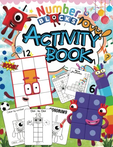 Number Activity - Coloring Book: Unofficial Version 2023 - Kids Activity Book - Coloring Book& Games for Ages 4-8 Years: Dot to Dot, Dot Marker, How to Draw, Coloring,...