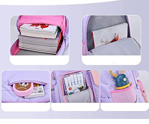 Kawaii Backpack Cute Backpack for Girls Large Capacity Pastel Goth Student Laptop Backpacks BookBag Casual Travel Daypack (Purple,Large)