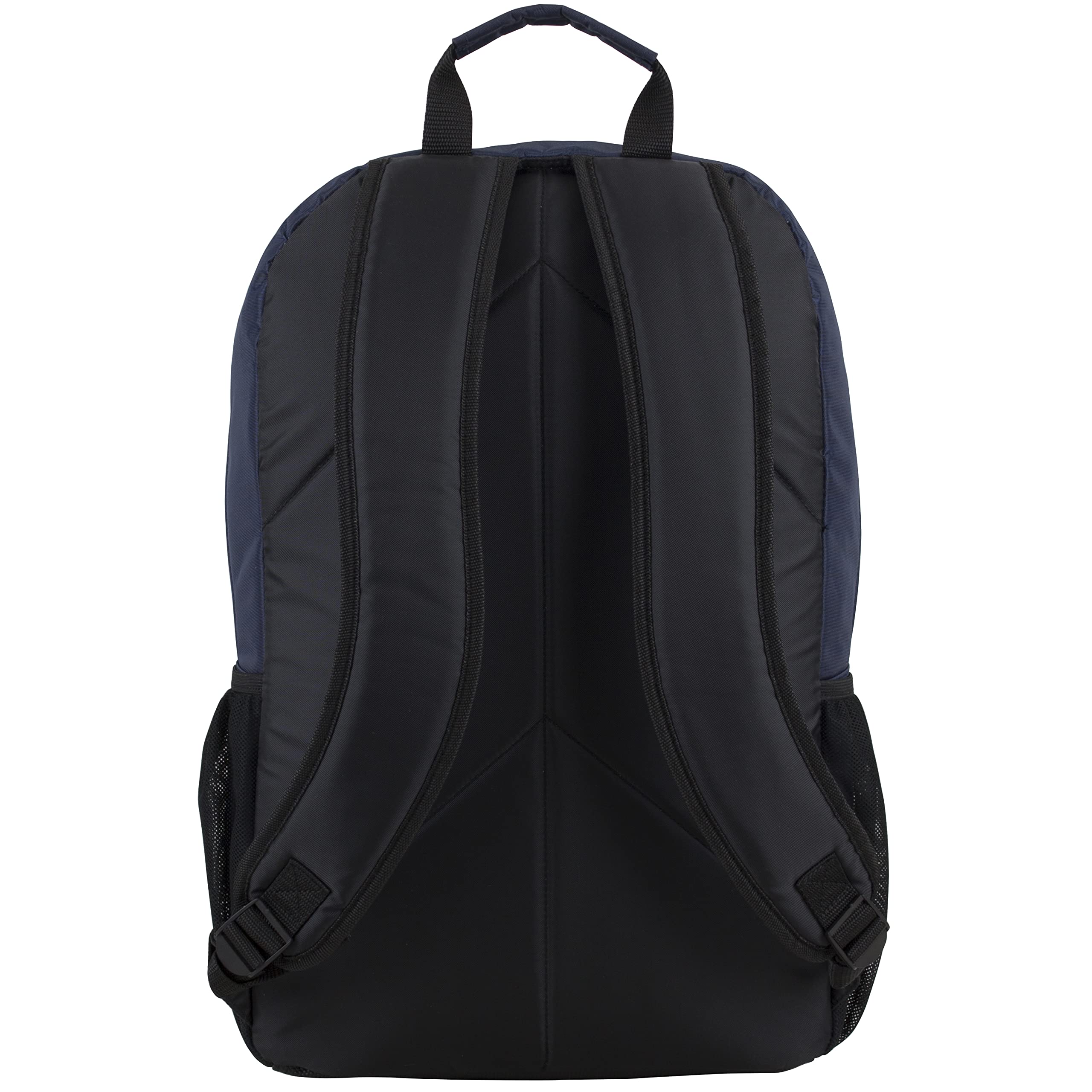 FUEL Travel Commuter Laptop Daypack Large Bag Backpack, Fits 17.5" Laptop, Interior Tech Sleeve, Navy w/Neon Green