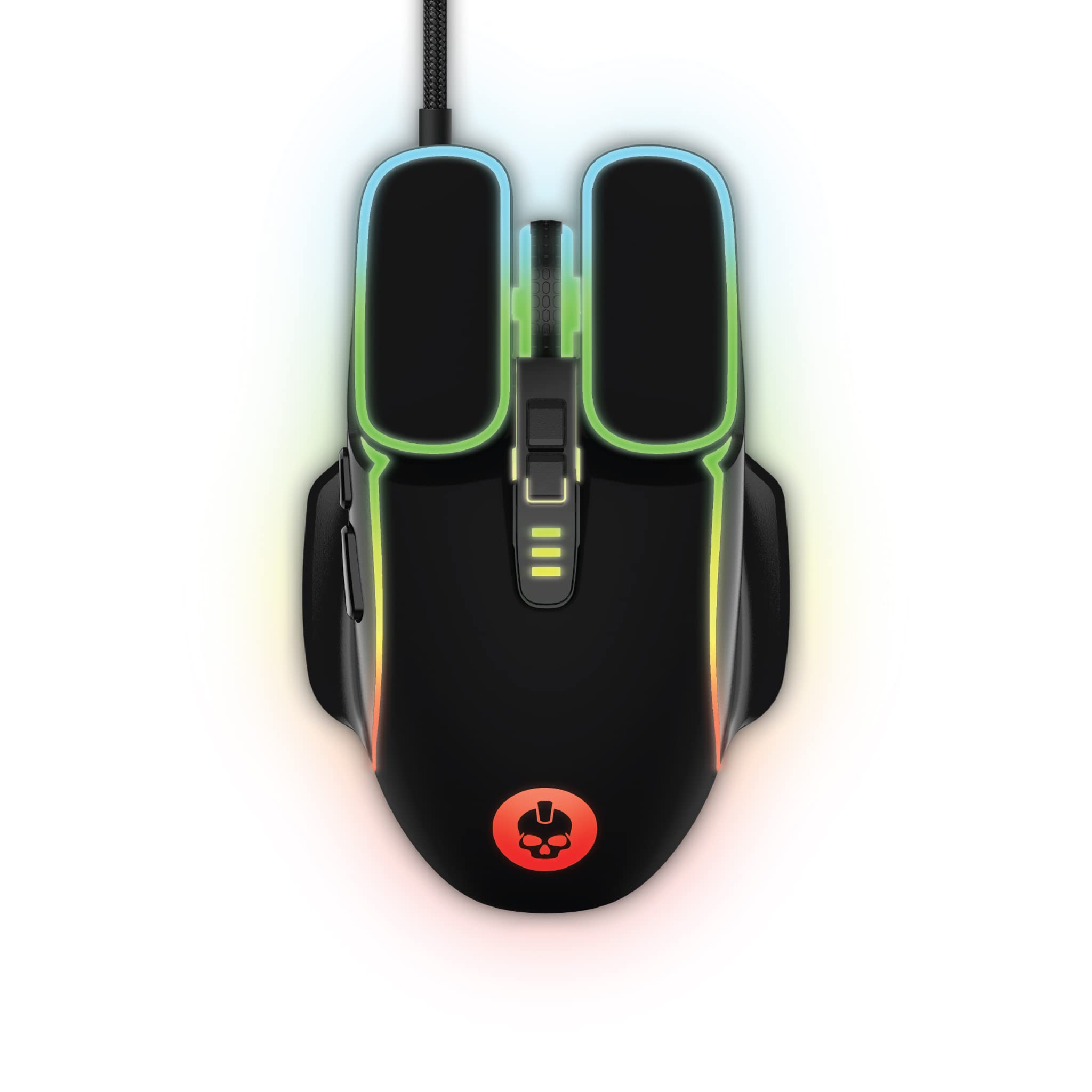 Game Punk RGB Pro Gaming Mouse with LED Lights | Computer Mouse Wired w/ 7 Buttons | Universal Wired Mouse, 3600 DPI, Side Buttons for Video Games, Game Consoles | PC Gamer Mouse for PS5, XBOX, Laptop