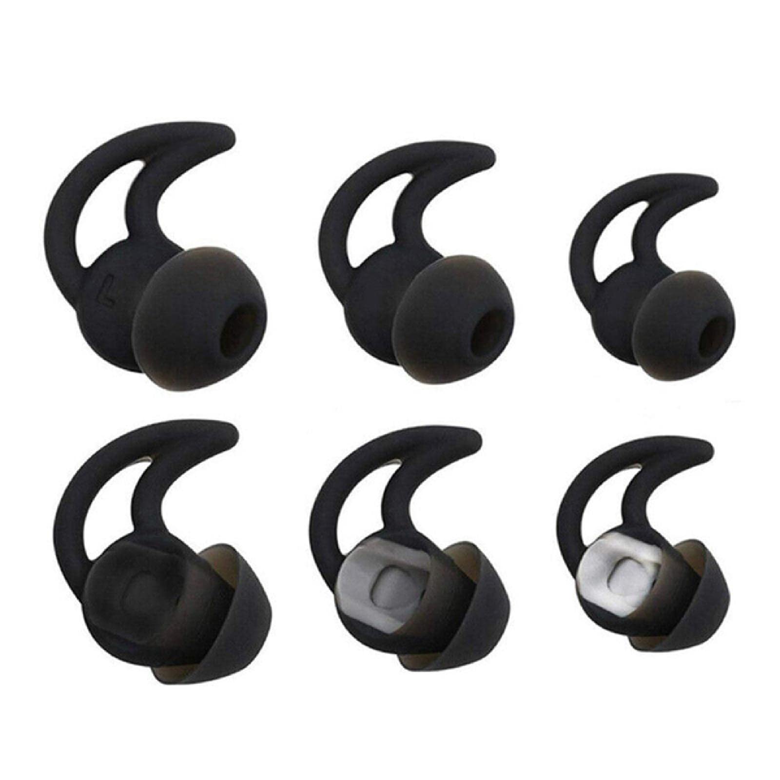 MOOKEENONE Silicone S/M/L Size Replace Earbuds for Bose QC30/QC20/QC20i/SoundSport SIE2i IE2 IE3