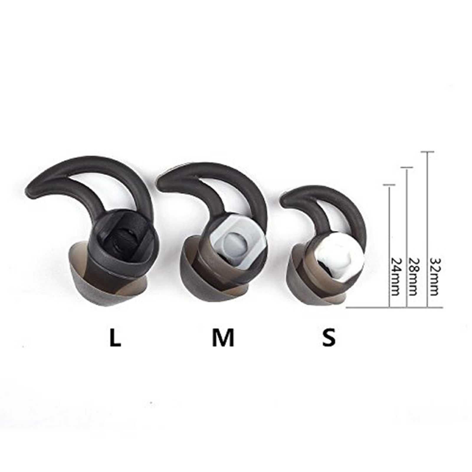 MOOKEENONE Silicone S/M/L Size Replace Earbuds for Bose QC30/QC20/QC20i/SoundSport SIE2i IE2 IE3