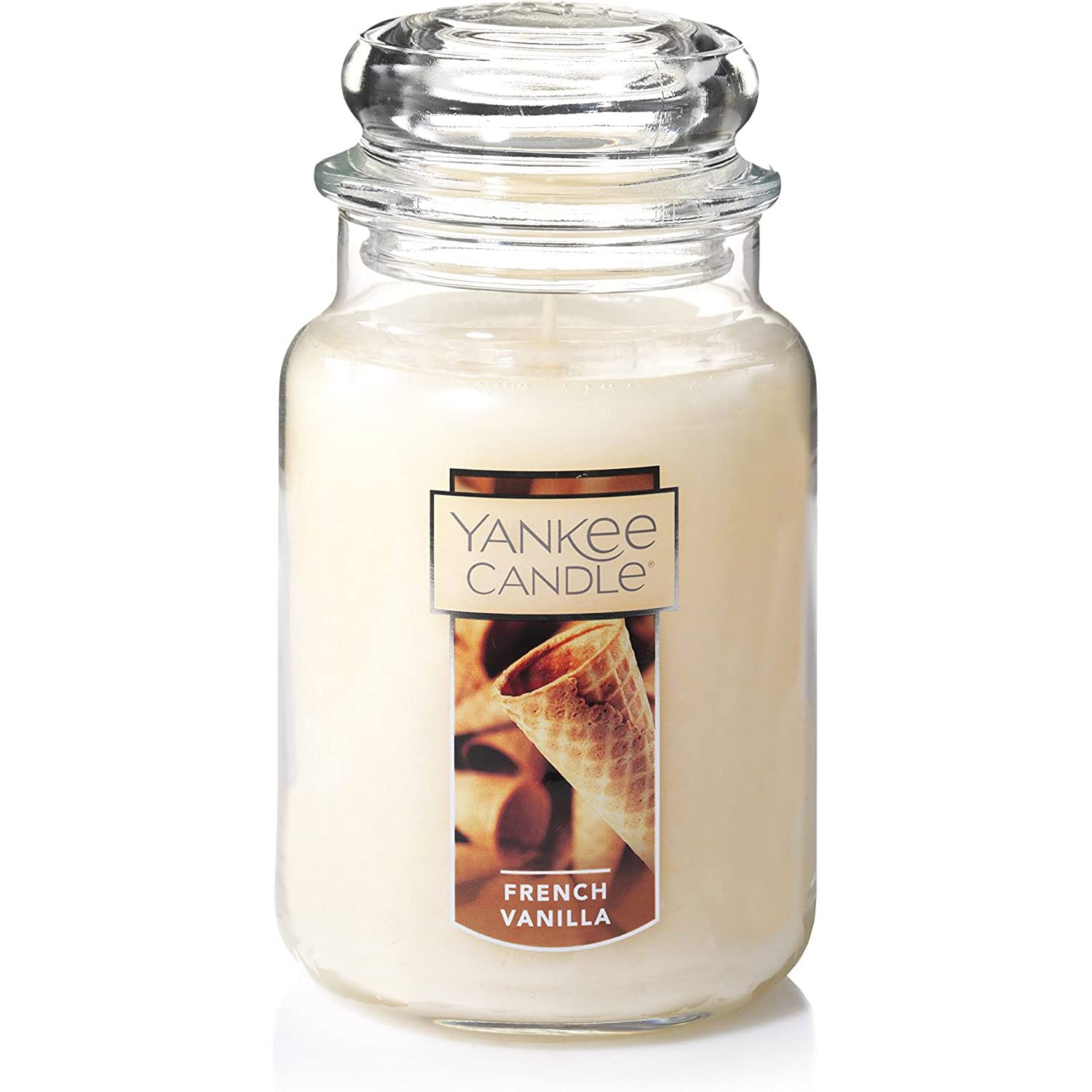 Yankee Candle Fresh Cut Roses and French Vanilla Scented 22oz Large Jar Candles (2-Pack)
