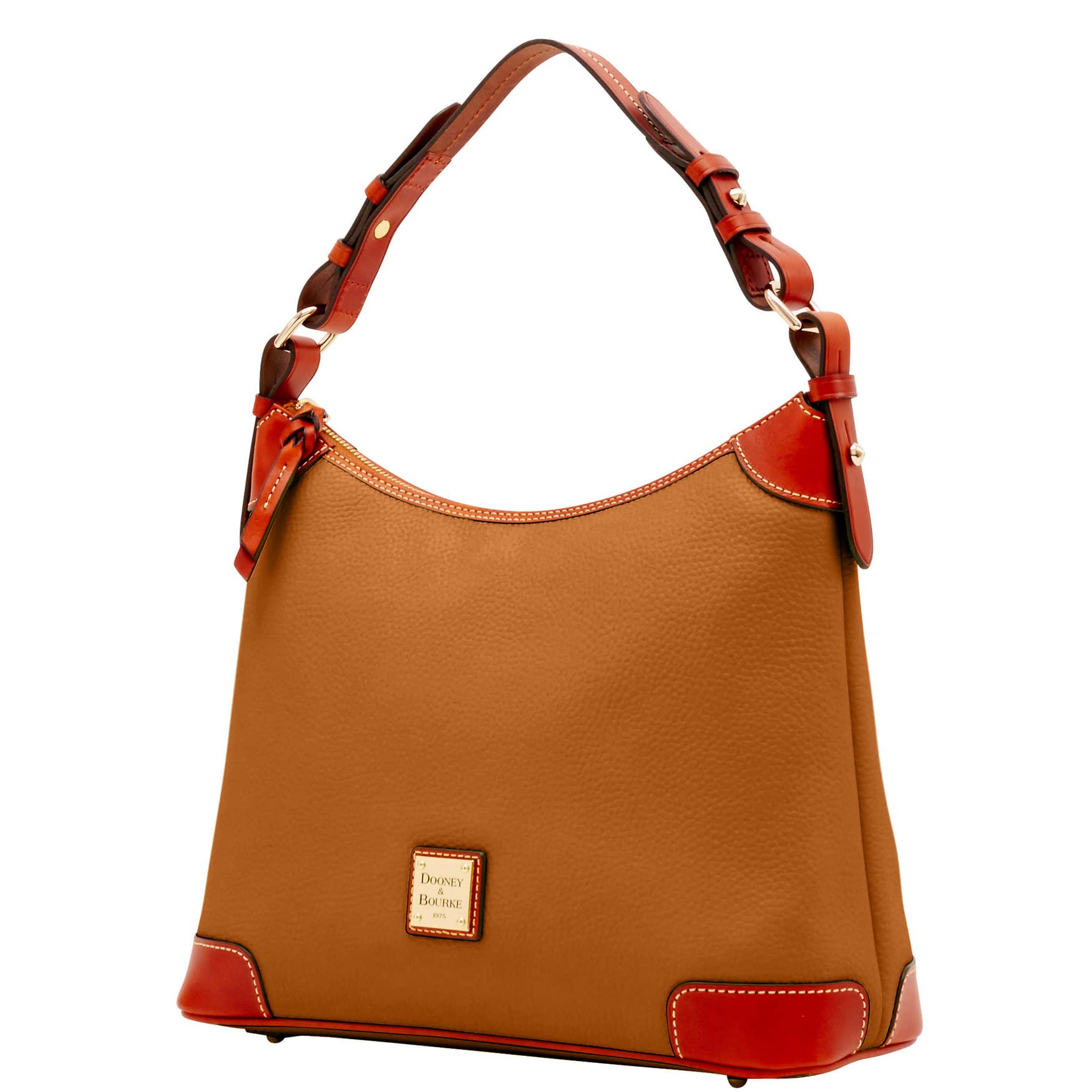 Dooney & Bourke Handbag, Pebble Grain Hobo Shoulder Bag - Sand