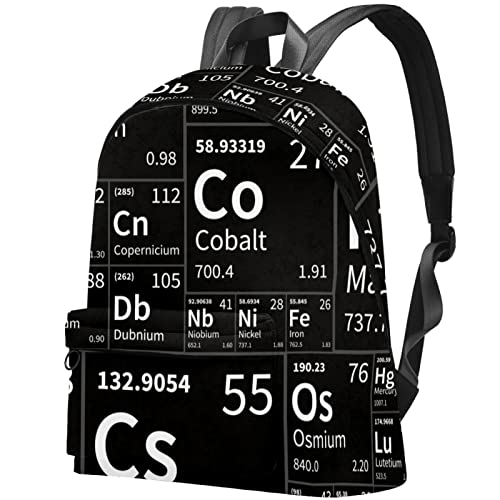 VBFOFBV Travel Backpack, Laptop Backpack for Women Men, Fashion Backpack, Blackboard Periodic Table of Chemical Elements