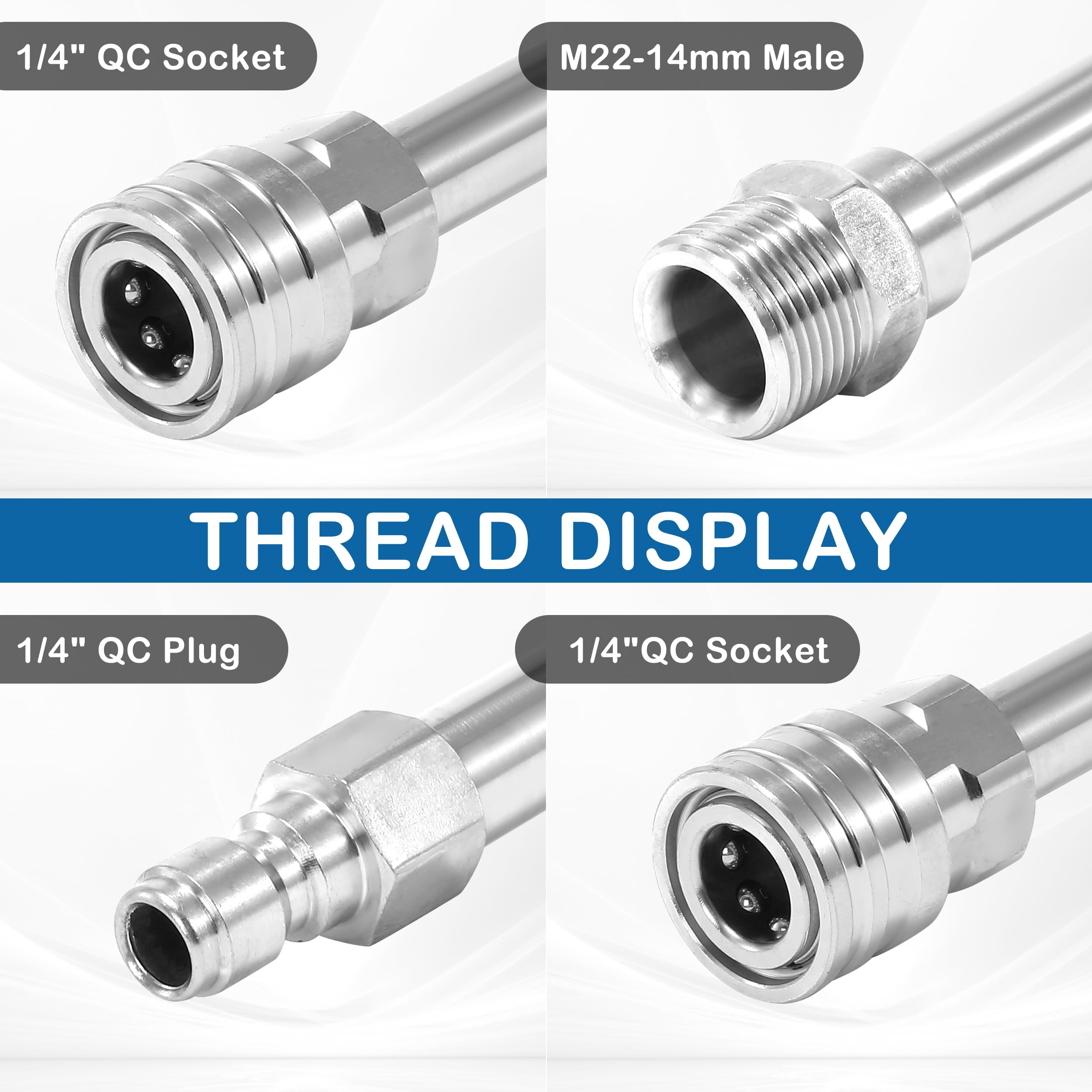 PWACCS Pressure Washer Extension Wand, Pressure Washer Wand Extension Kit