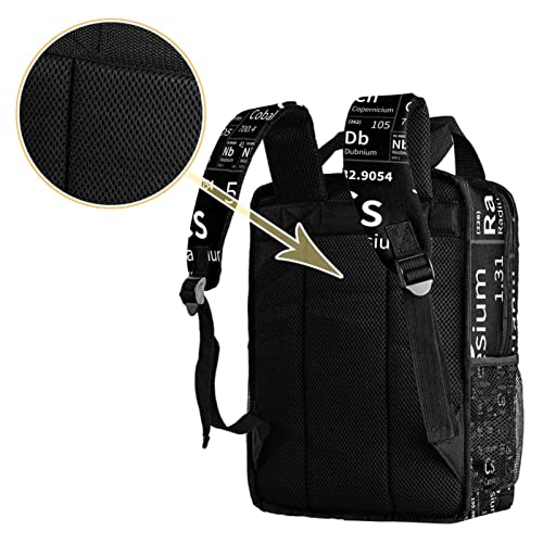 VBFOFBV Backpack for Women Daypack Laptop Backpack Travel Casual Bag, Blackboard Periodic Table of Chemical Elements