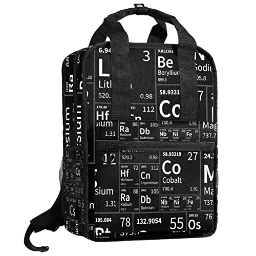 VBFOFBV Backpack for Women Daypack Laptop Backpack Travel Casual Bag, Blackboard Periodic Table of Chemical Elements