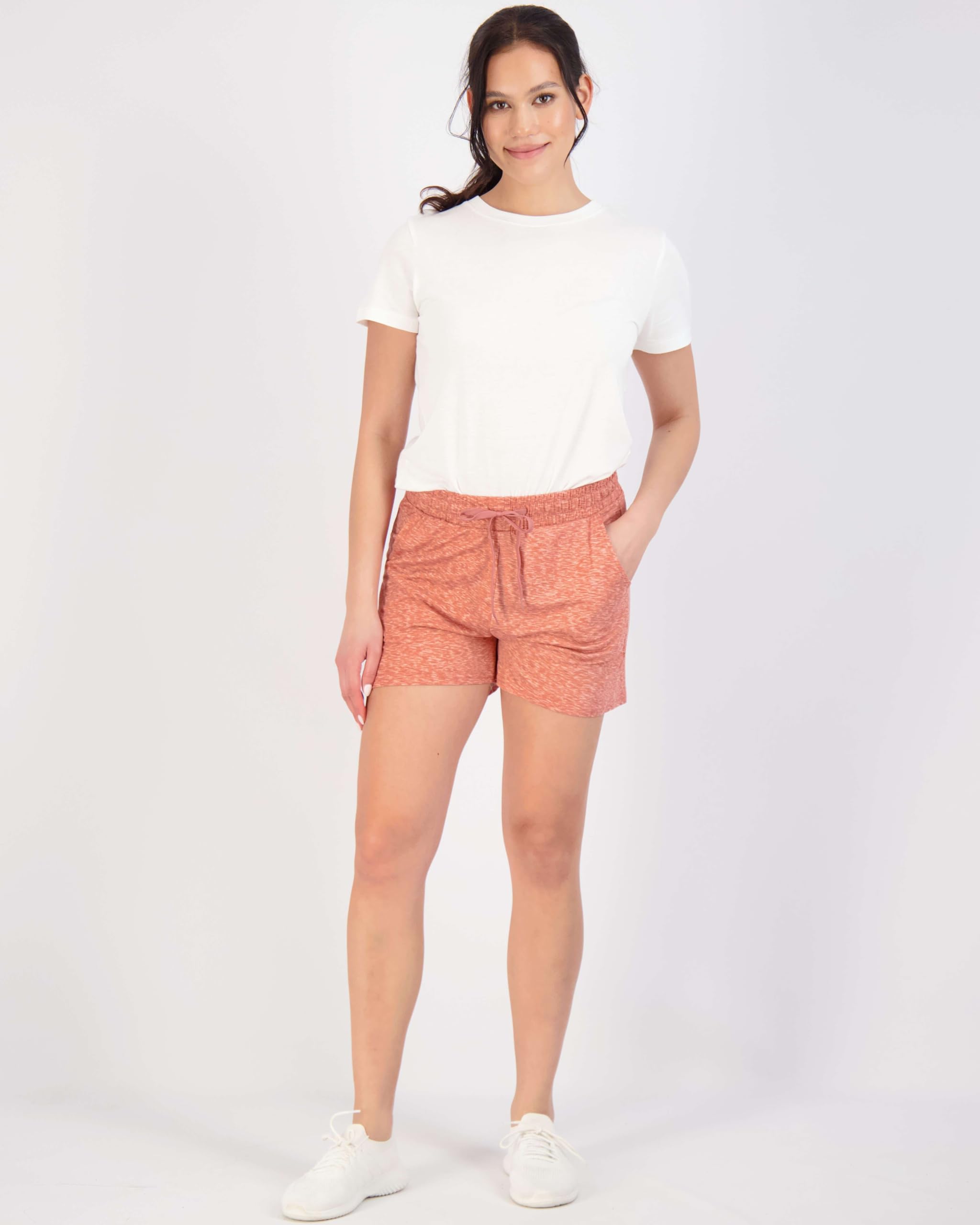 Real Essentials Women's Plus Size Just My Lounge Wear High Waisted Casual Sweat Shorts Pajama Summer Pockets Drawstring Workout Gym Active Athletic Yoga Running Ladies Sleep, Set 10, 2X, Pack of 3