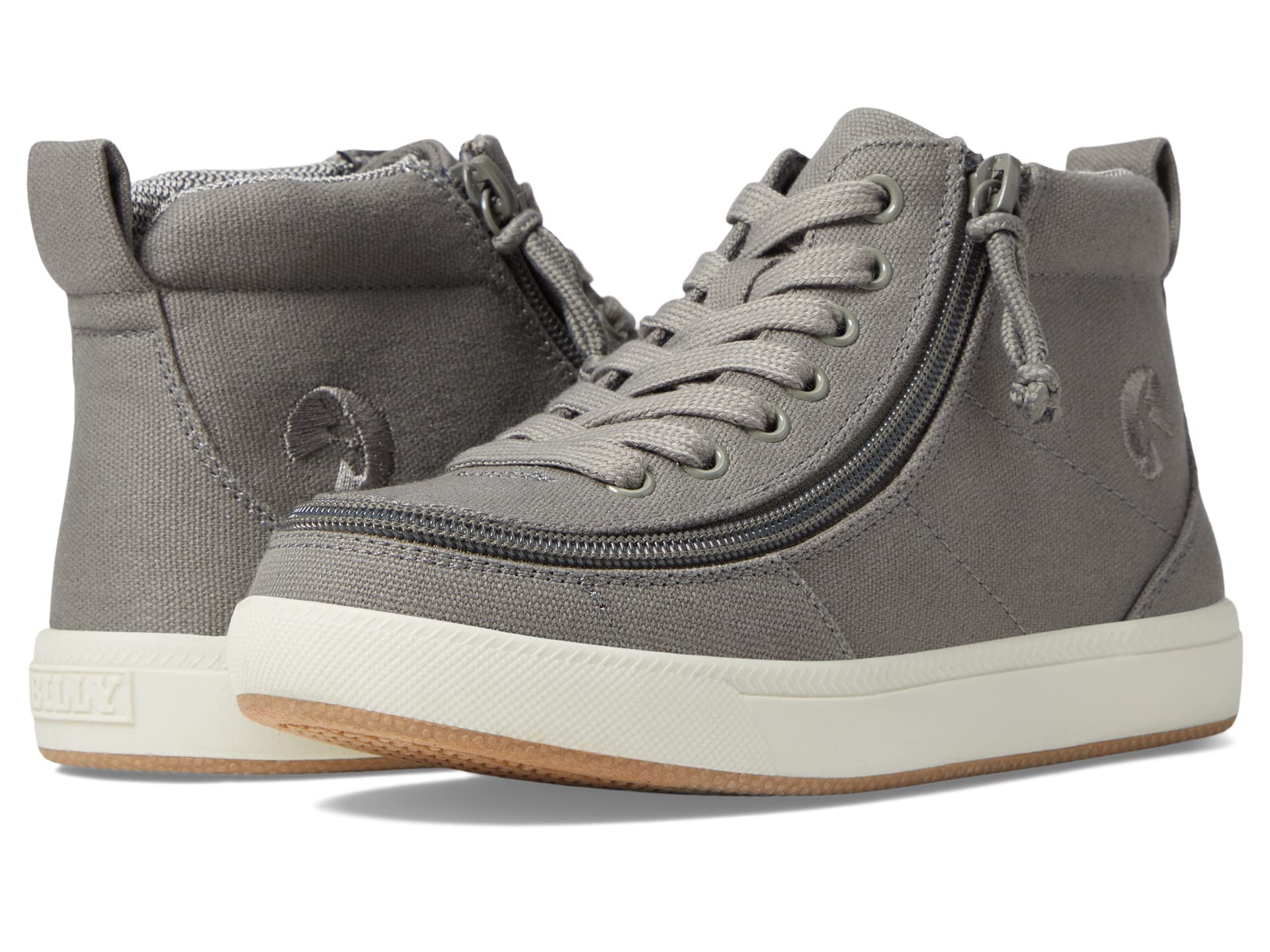 BILLY Footwear Kids Classic DR High II High Tops for Kids – Canvas Upper – Round Toe – TPR Midsole & Outsole Dark Grey 12 Little Kid W