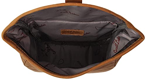 Gusti bag Leather-Félicia B. adapter Handlebar bag shoulder bag satchel cross body bag bike bag incl. KLICKfix plate leather bag brown leather