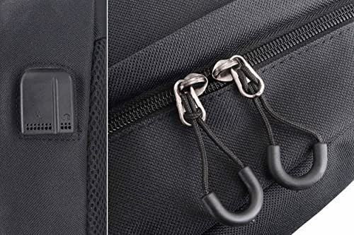Roffatide Anime Jujutsu Kaisen Backpack Gojo Satoru Book Bag Laptop School Bag with USB Charging Port and Headphone Port