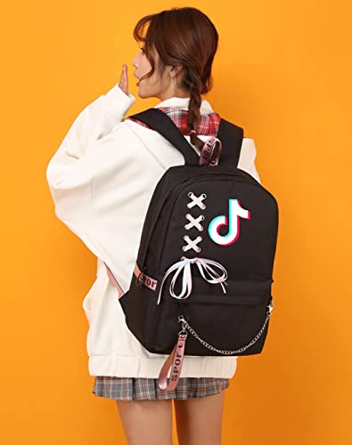 Backpack for Girls Middle Student Bookbag 15.6" School Bag Women Casual Daypack