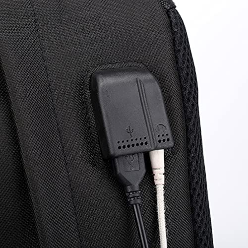 Depulat USB Kpop Backpack Casual Backpack Kpop Laptop Bag College Bag Book Bag Fashion Daypack (one size, Black-1)