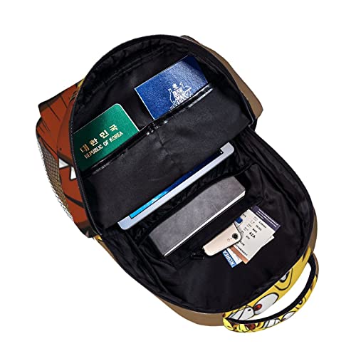 Pobecan Angry Anime Beavers Backpack Funny Laptop Back Pack Book Bag Hiking Outgoing Daypack For Women Mens