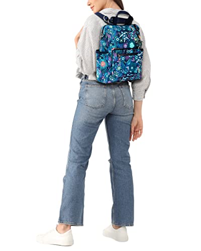 Sakroots womens Eco-twill Loyola Convertible Backpack, Royal Blue Seascape, One Size US