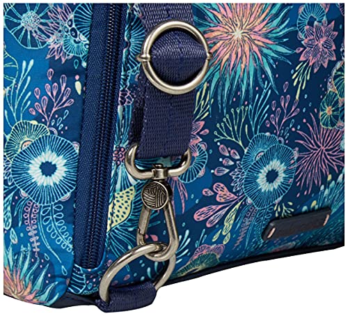 Sakroots womens Eco-twill Loyola Convertible Backpack, Royal Blue Seascape, One Size US