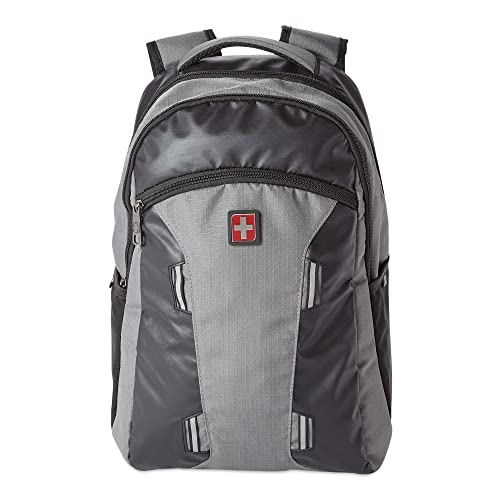Premium Reflective Backpack with Adjustable Straps (Black, 11.5”W x 18”H x 7.5”D)