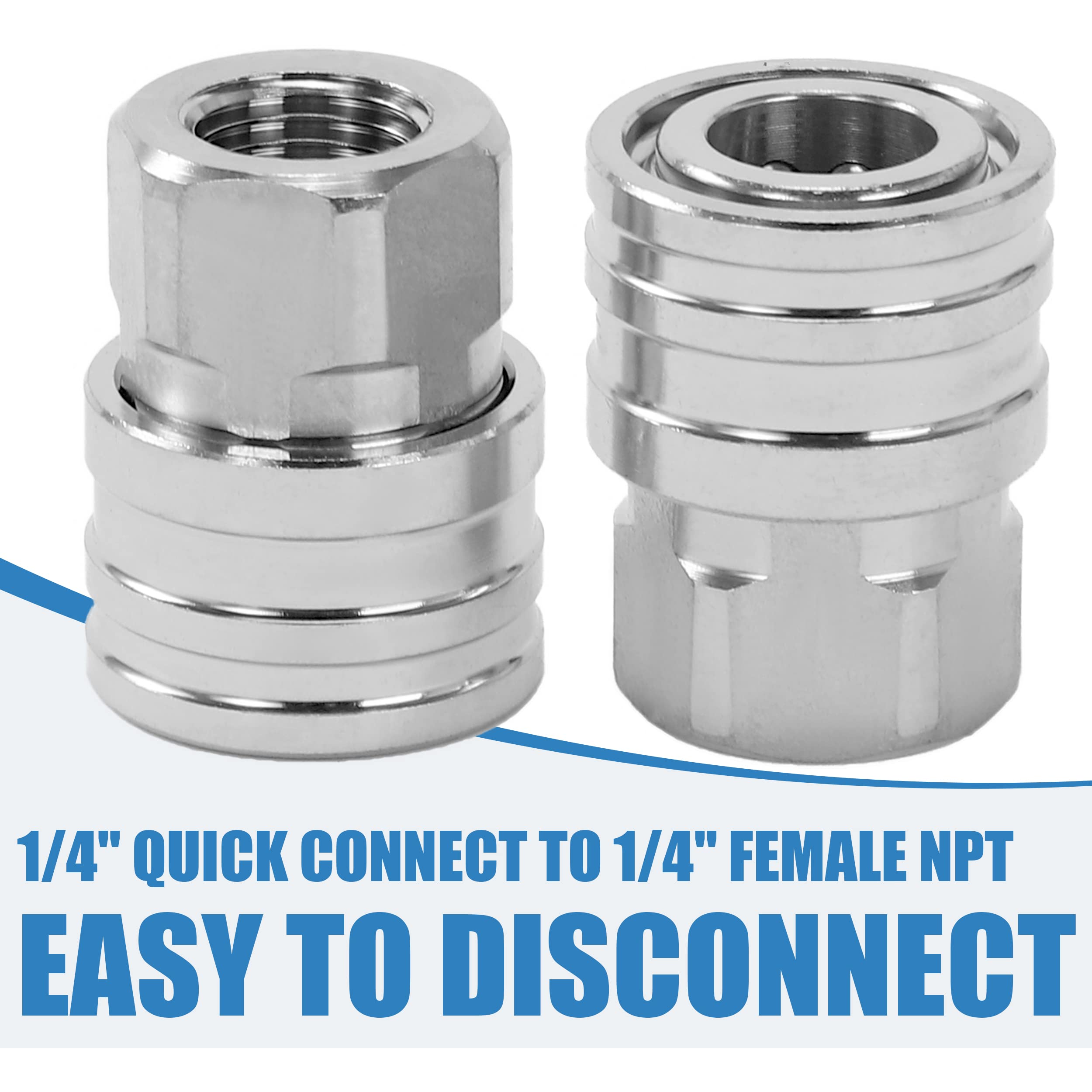 JOEJET Power Washer Extension Wand, 1/4" Pressure Washer Quick Connect Fittings