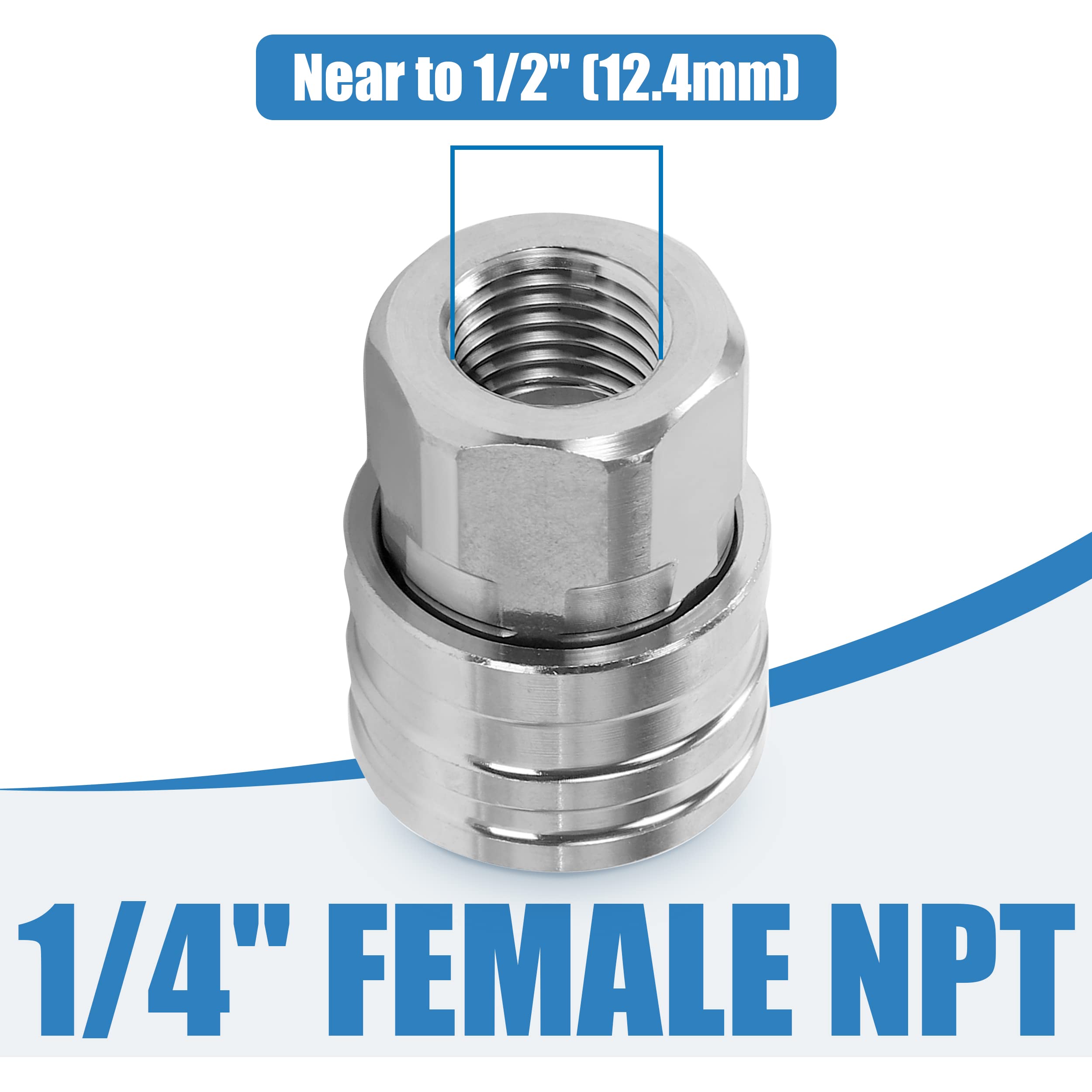 JOEJET Power Washer Extension Wand, 1/4" Pressure Washer Quick Connect Fittings