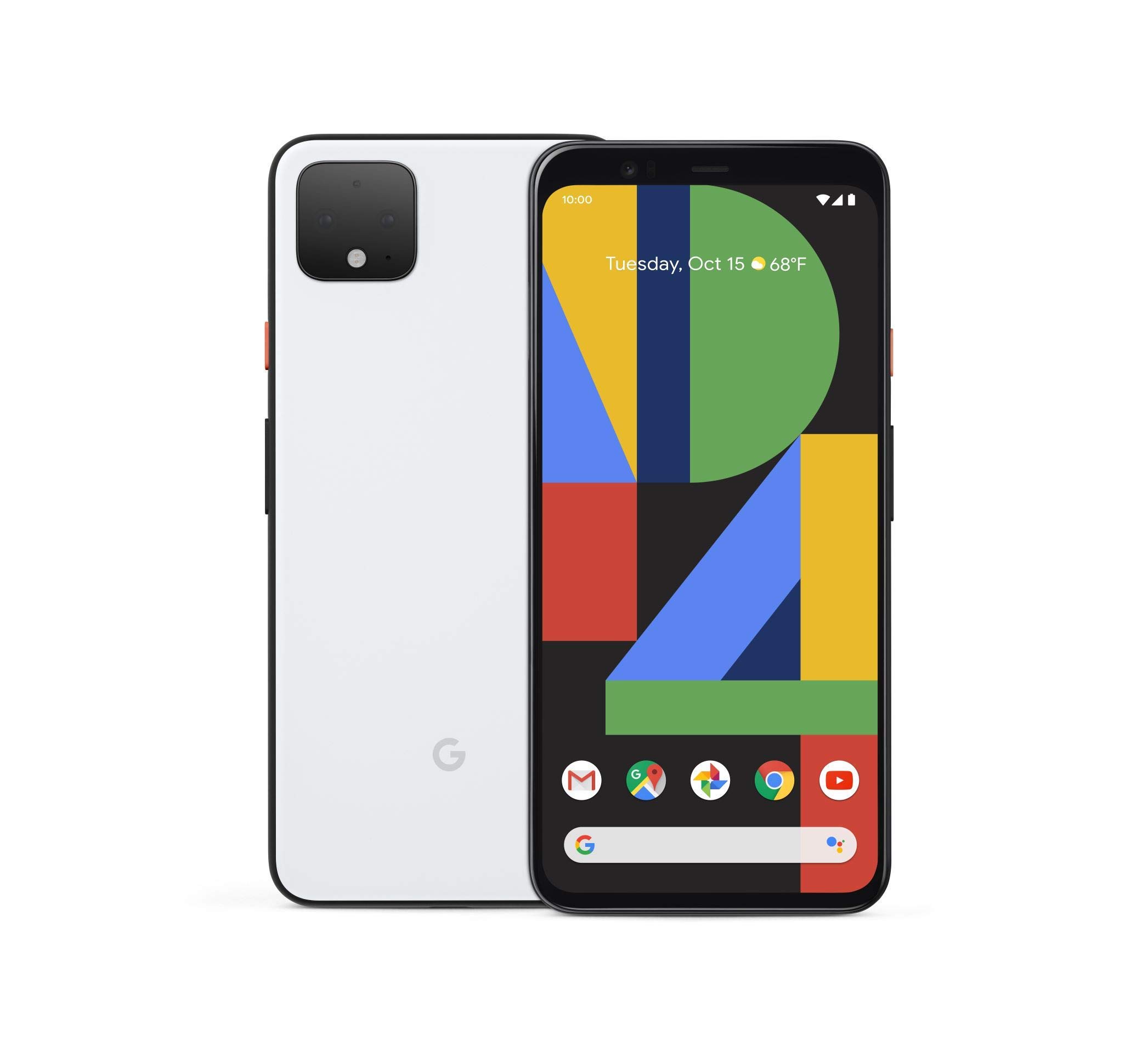 Google Pixel 4 XL - Clearly White - 64GB - Unlocked (Renewed Premium)