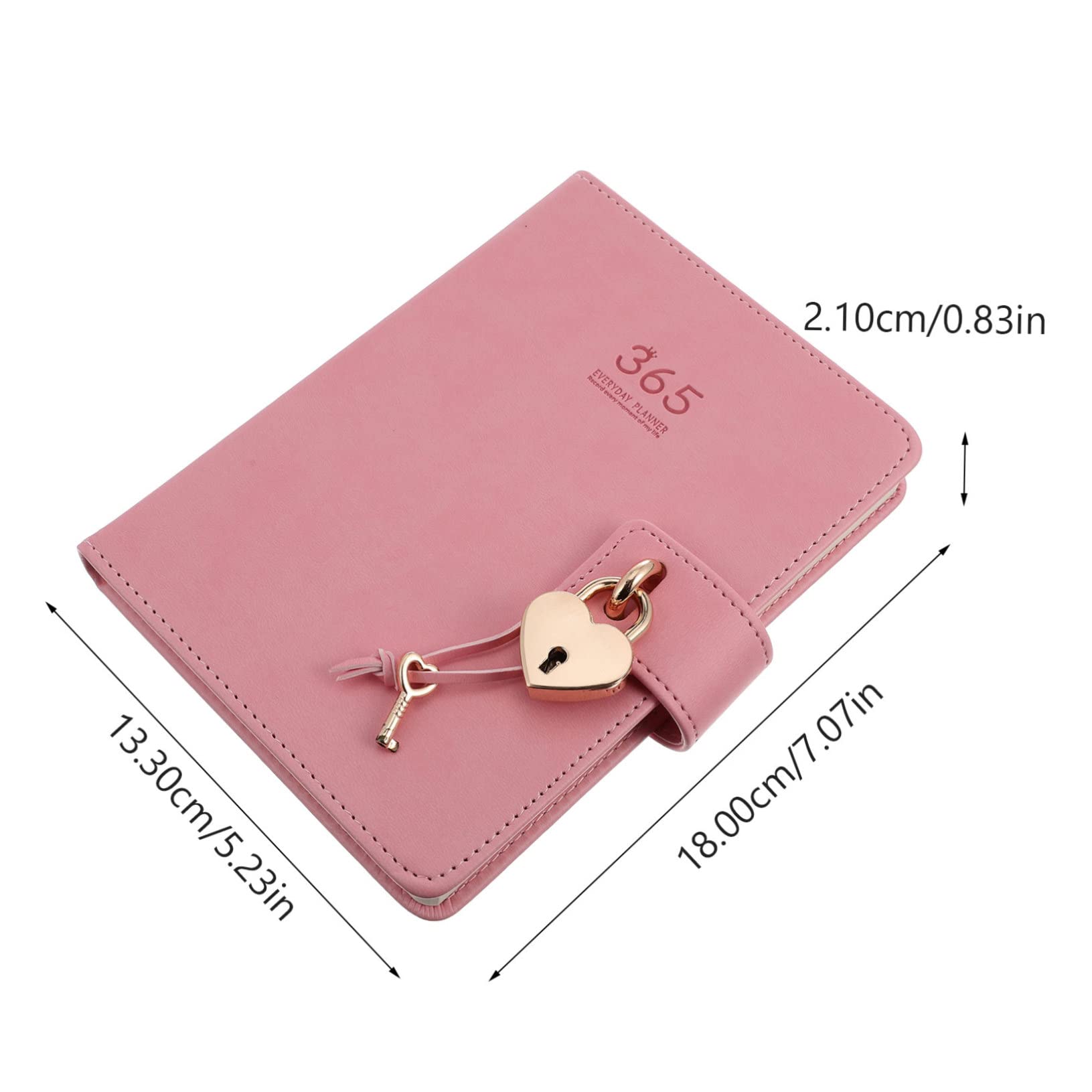 NUSITOU 1pc 2021 Planner Pocket Notepad Time Organizer 2021 Planning Book 2021 Notepad 2021 Diary Notebook Travel Notebook 2021 Calendar Notepad Paper + Pu Filling Work Week Month