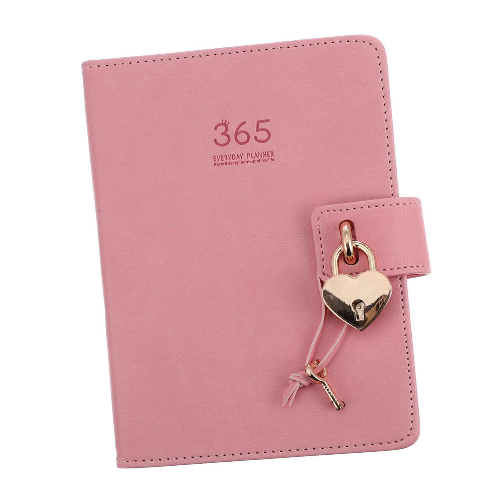 NUSITOU 1pc 2021 Planner Pocket Notepad Time Organizer 2021 Planning Book 2021 Notepad 2021 Diary Notebook Travel Notebook 2021 Calendar Notepad Paper + Pu Filling Work Week Month